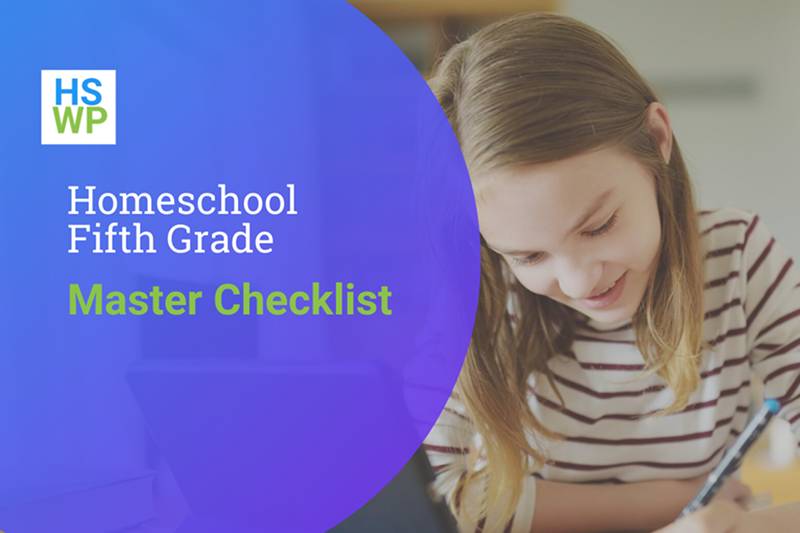 Homeschool Fifth Grade Master Checklist - Homeschool Workplans