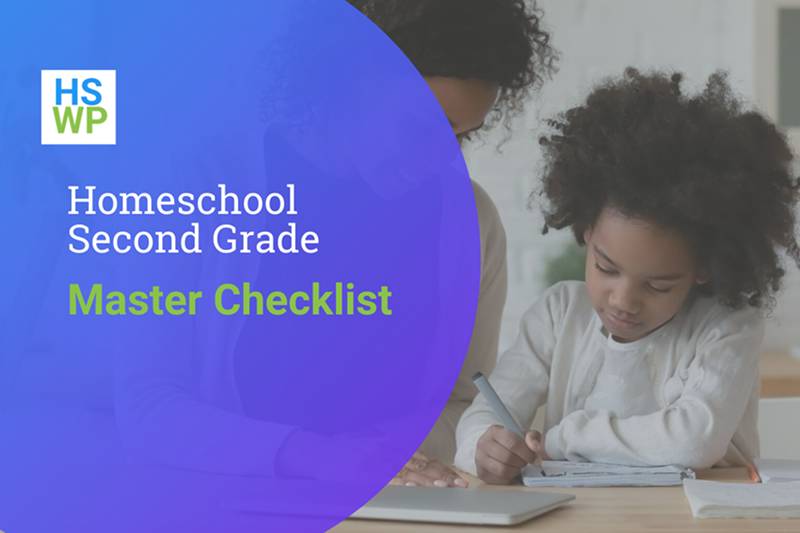 Homeschool Second Grade Master Checklist - Homeschool Workplans